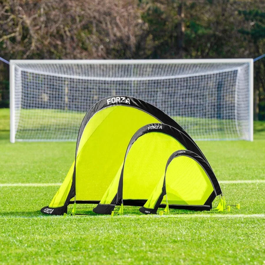 שער כדורגל מתקפל זוג (פופ-אפ) במגוון מידות FORZA FLASH POP-UP FOOTBALL ...