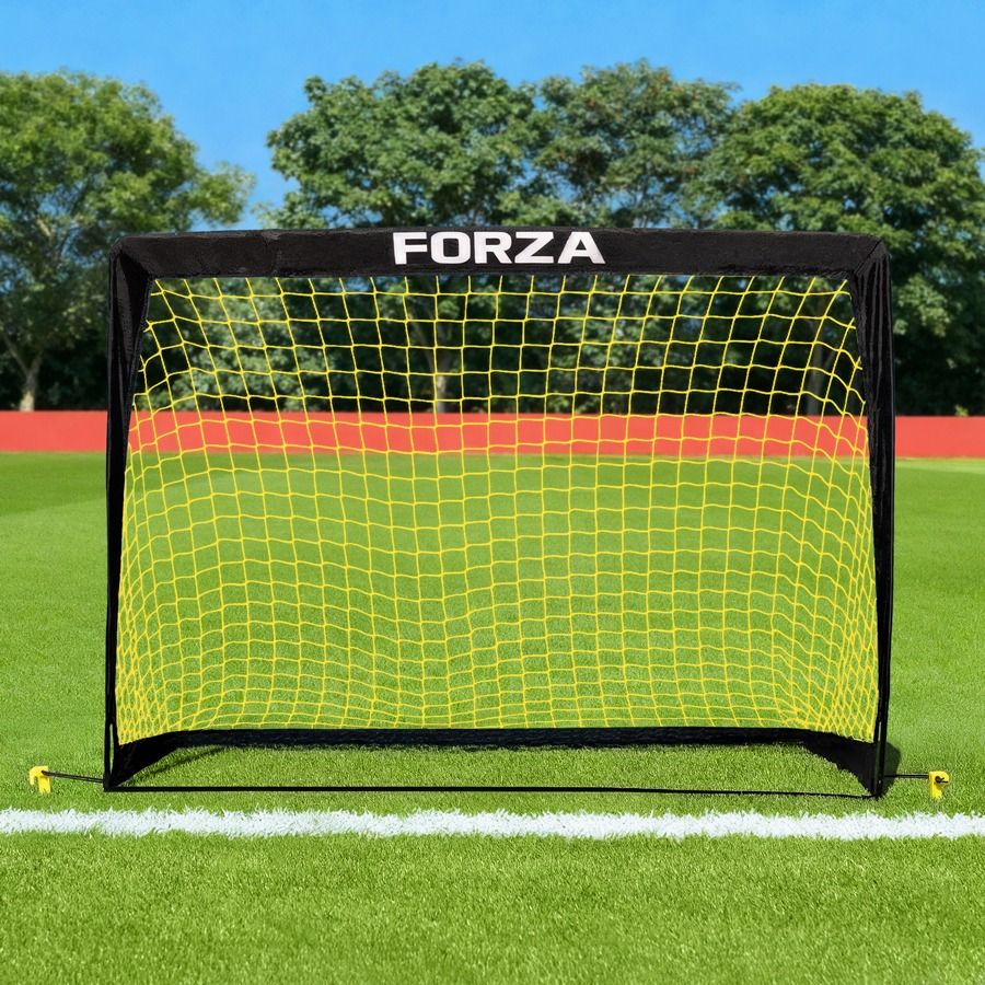שער כדורגל מתקפל (מרובע) 1.2m x 0.9m - זוג FORZA Flash Square Pop-Up F ...