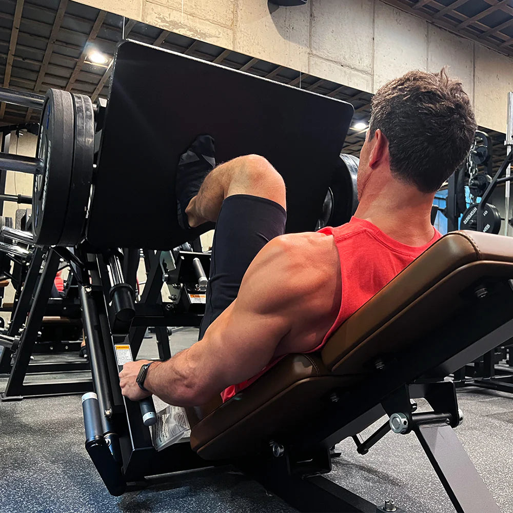 Hammer Strength Plate-Loaded Linear Leg Press – אנרג'ים